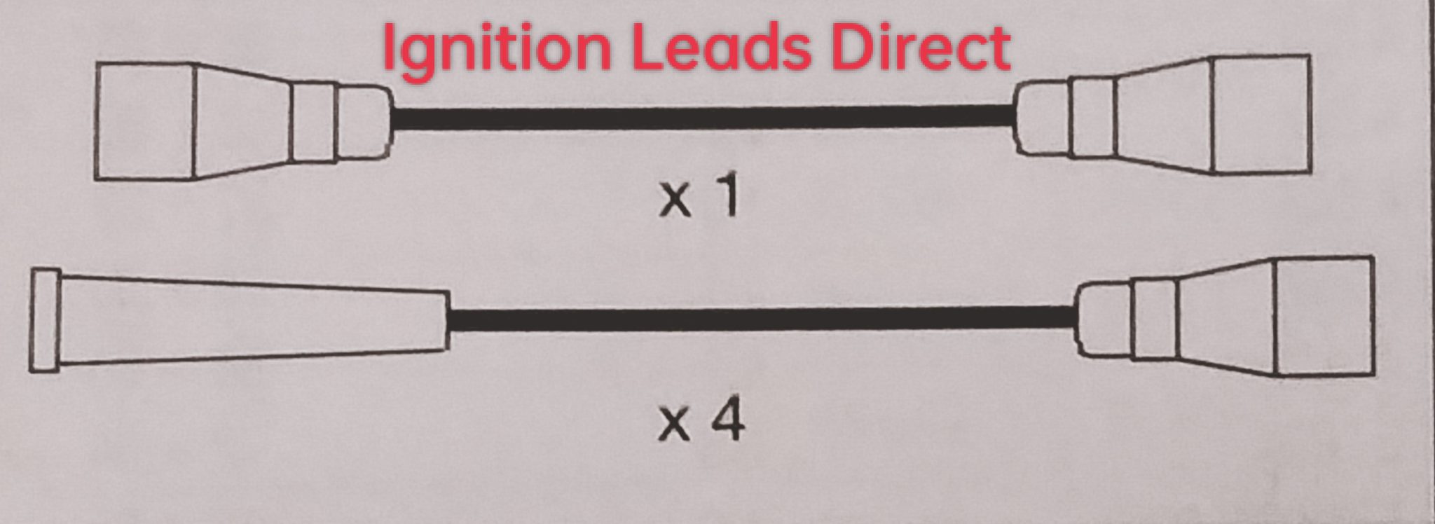 Volkswagen Beetle (KAEFER) Performance HT Ignition Lead Set in Black ...