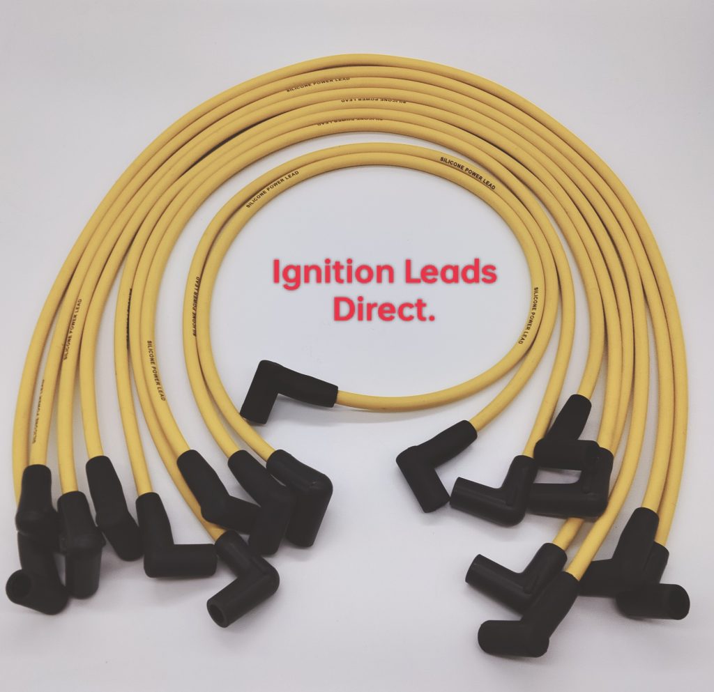 Small Block Chevy Performance HT Ignition Lead Set Yellow 8mm Code:SBCY ...