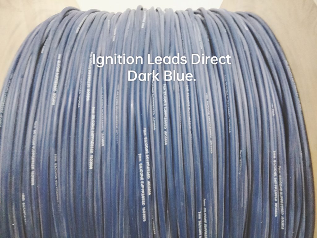 Performance HT x 1 Meter Length of Ignition Lead Dark Blue Cable 7mm ...